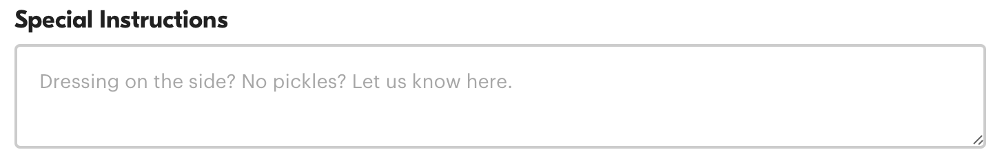 Adding Menu Items to Carts – Grubhub Developers